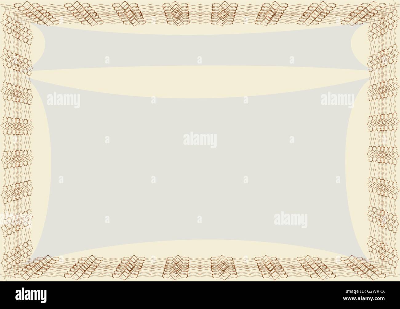 Background or template document, empty, with space in blank, curved ...