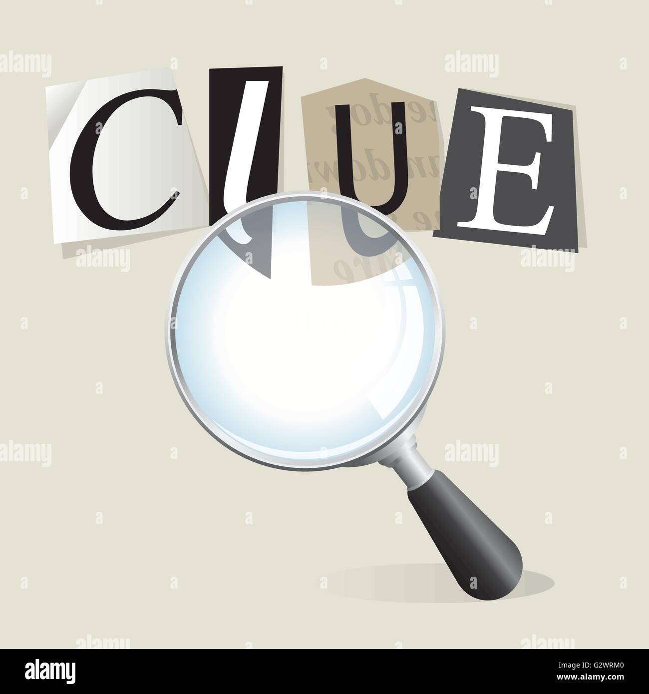 Clue finding Stock Vector Images - Alamy