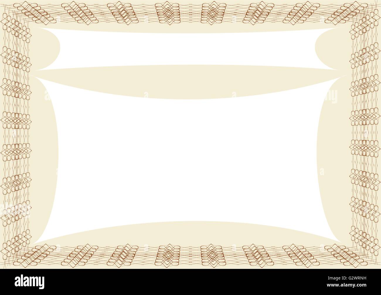 Background or template document, empty, with space in blank, curved ...