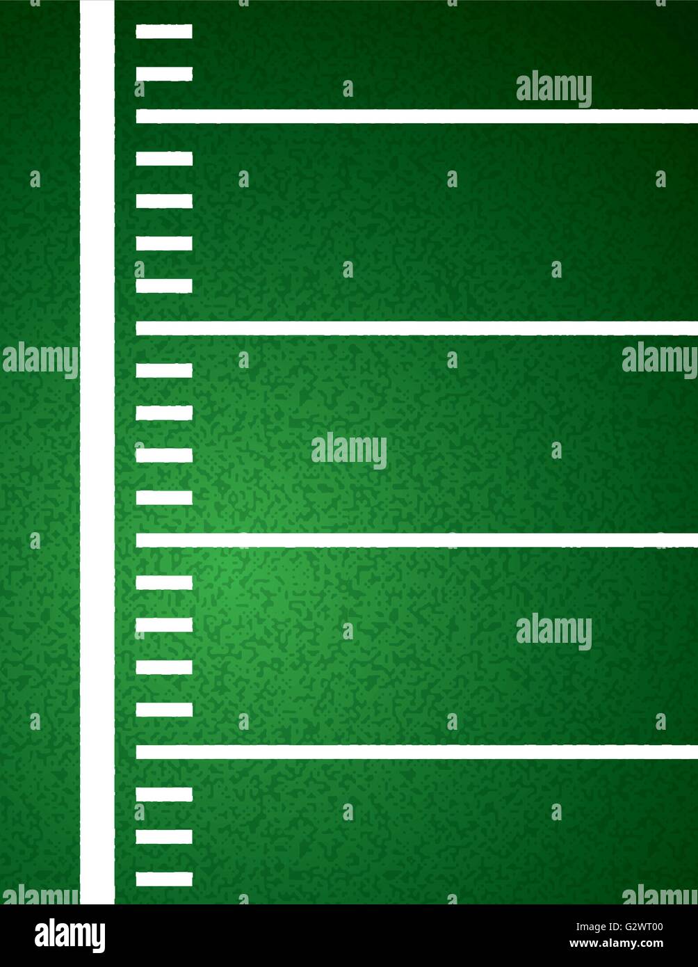 An American Football field sideline and yardline textured field ...