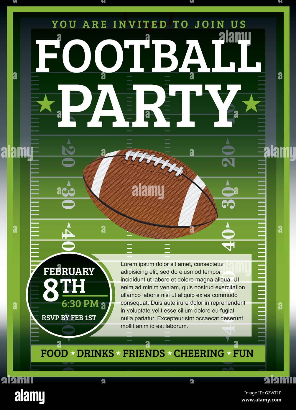 Football tailgate Stock Vector Images - Alamy