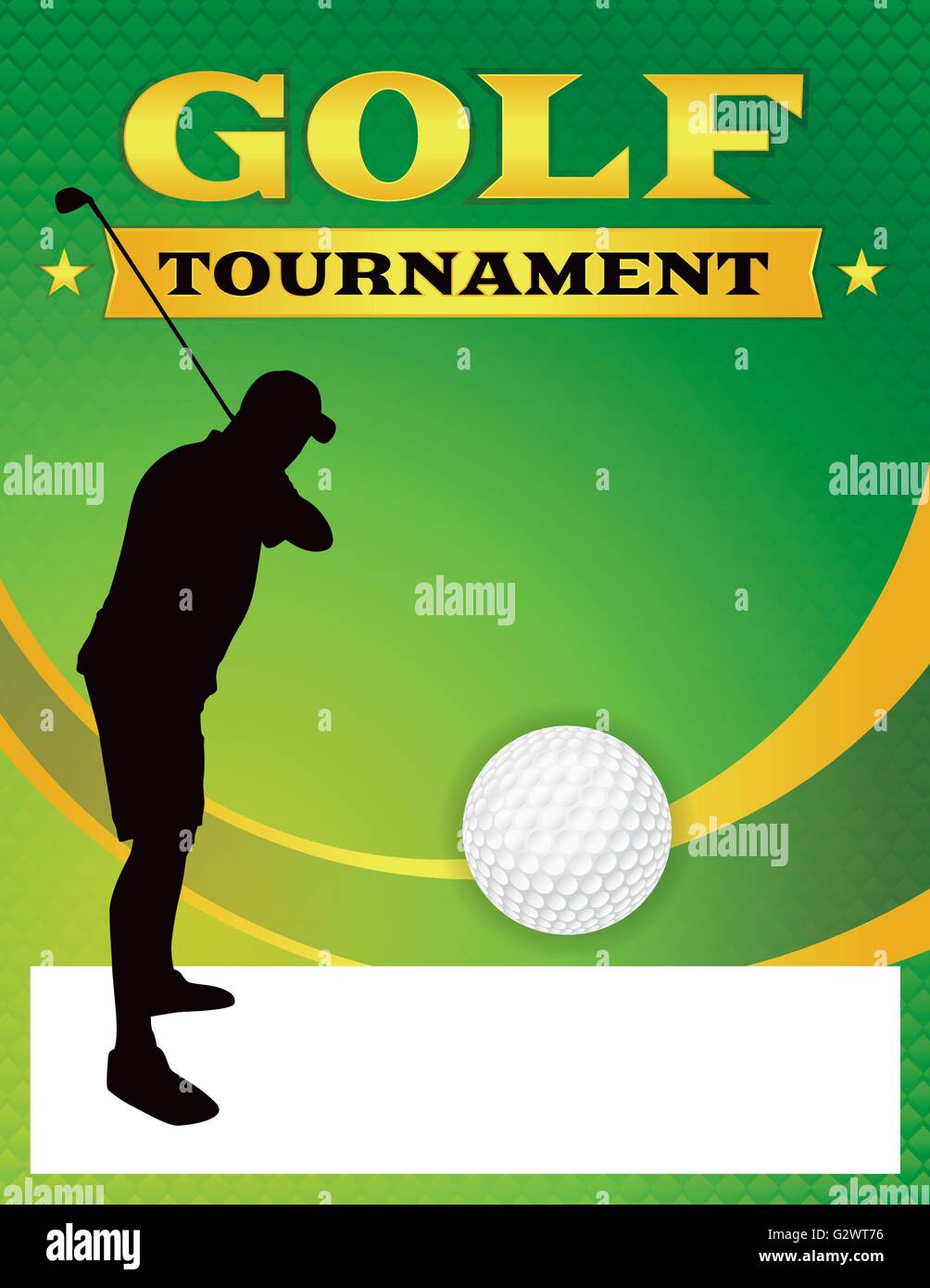 A golf tournament illustration template. Vector EPS 10 available. EPS ...
