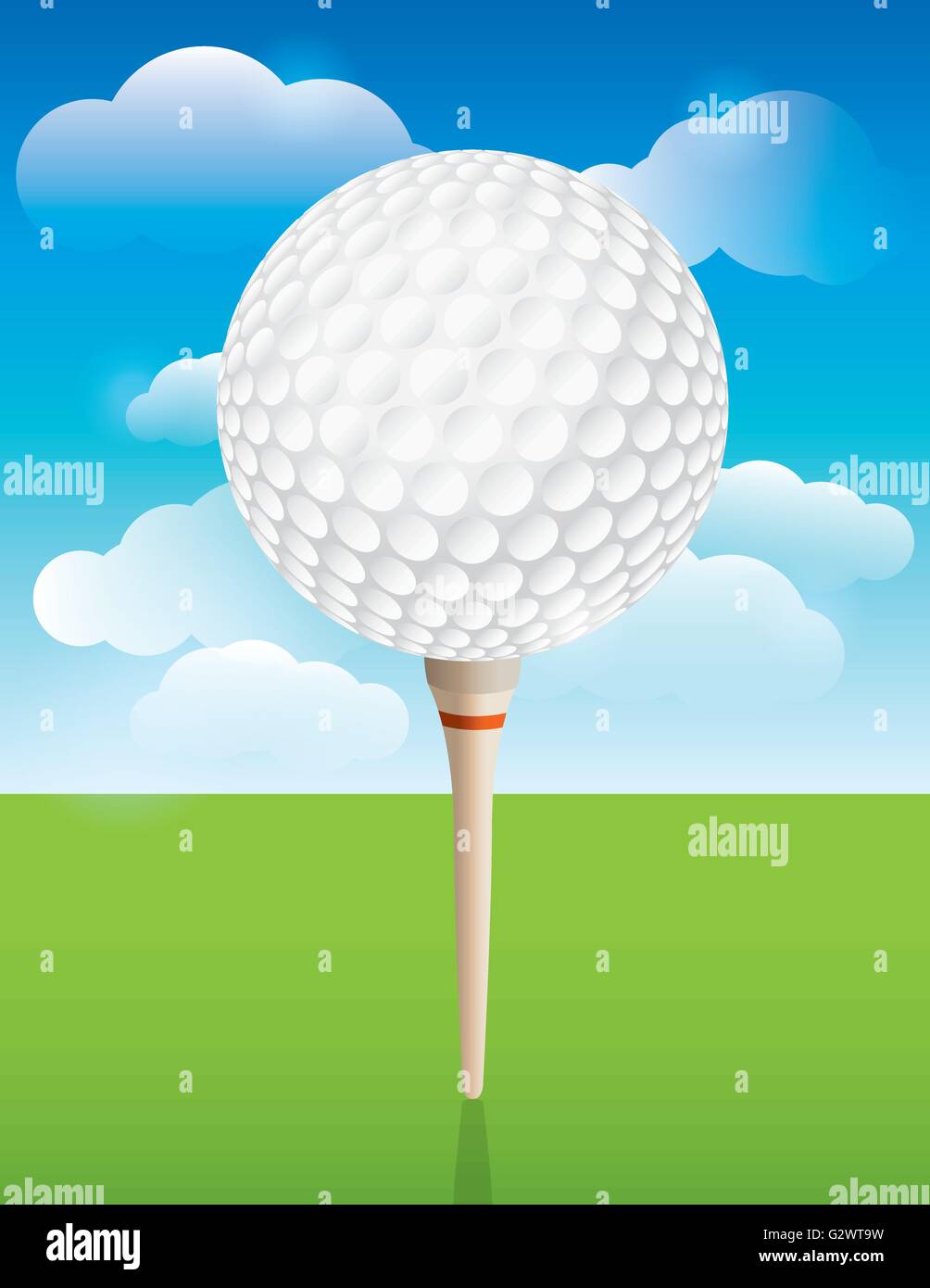 A nice design background for a golf tournament invitation, flyer ...