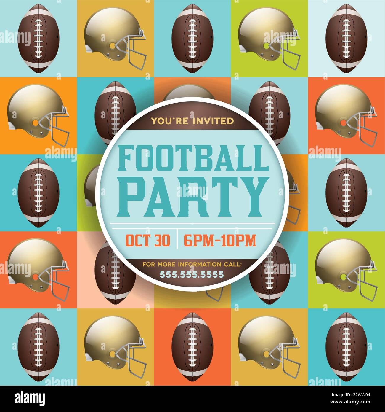 Football tailgate Stock Vector Images - Alamy