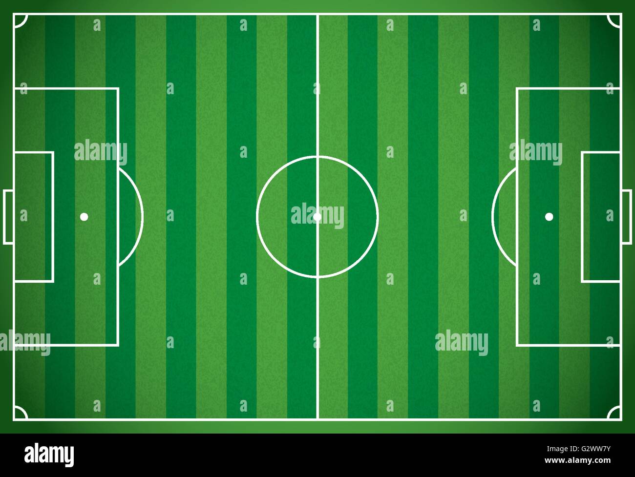 A realistic textured grass football - soccer field. Vector EPS 10. File ...