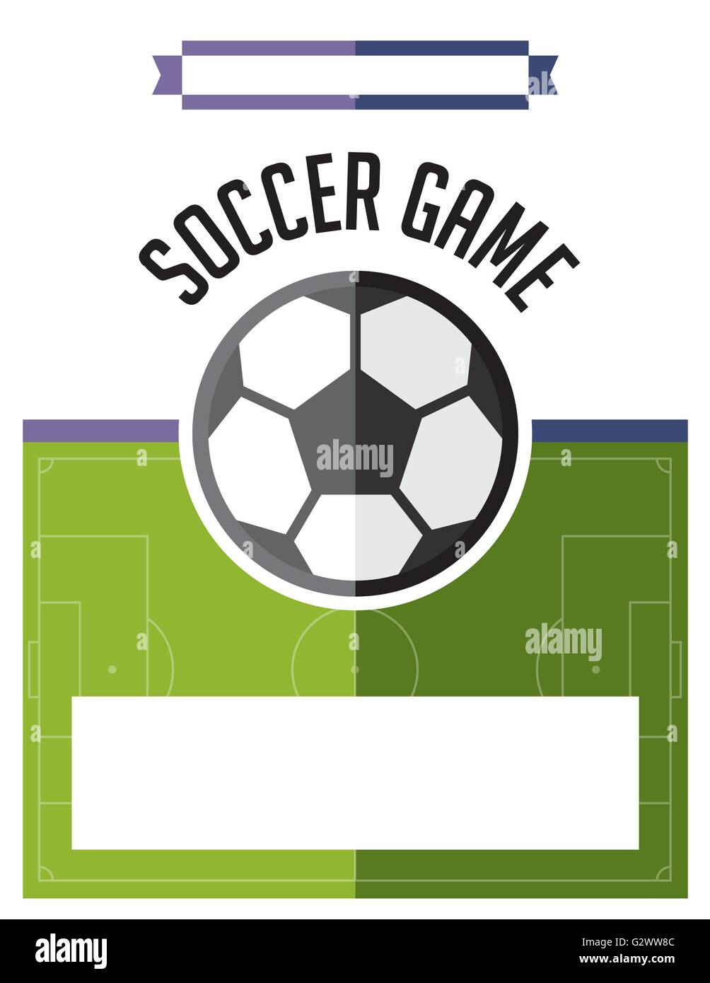 A template flyer background for a soccer football game. Vector EPS 10 ...