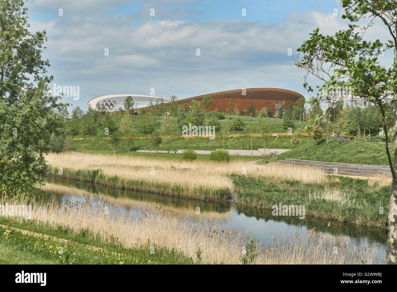 Olympic Park London, Velodrome Stock Photo - Alamy