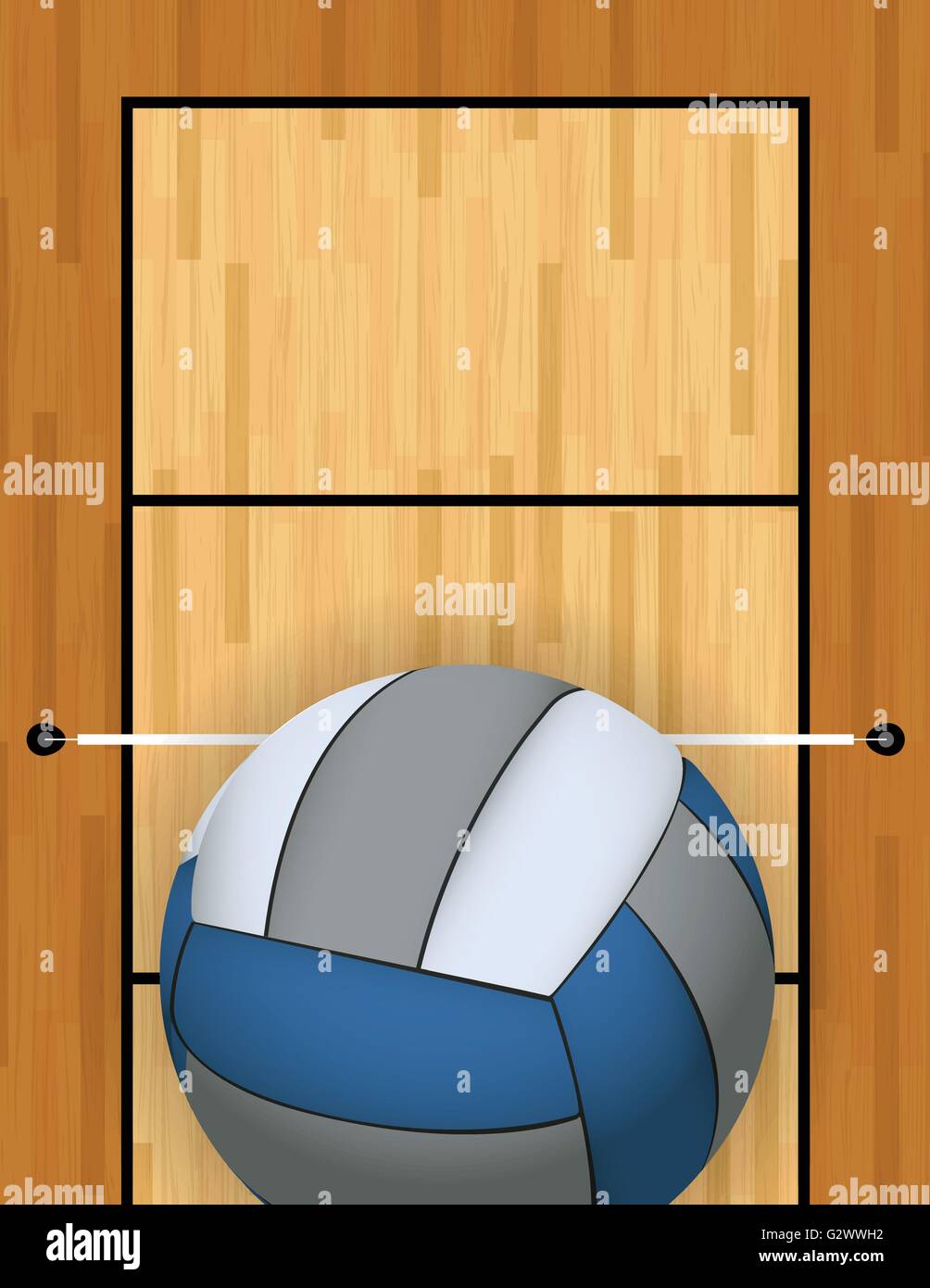 Volleyball court aerial Stock Vector Images - Alamy