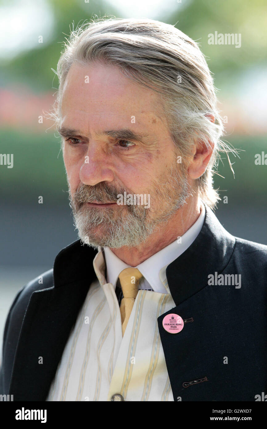 18.06.2015, Ascot , Berkshire, Grossbritannien - Jeremy Irons, actor ...