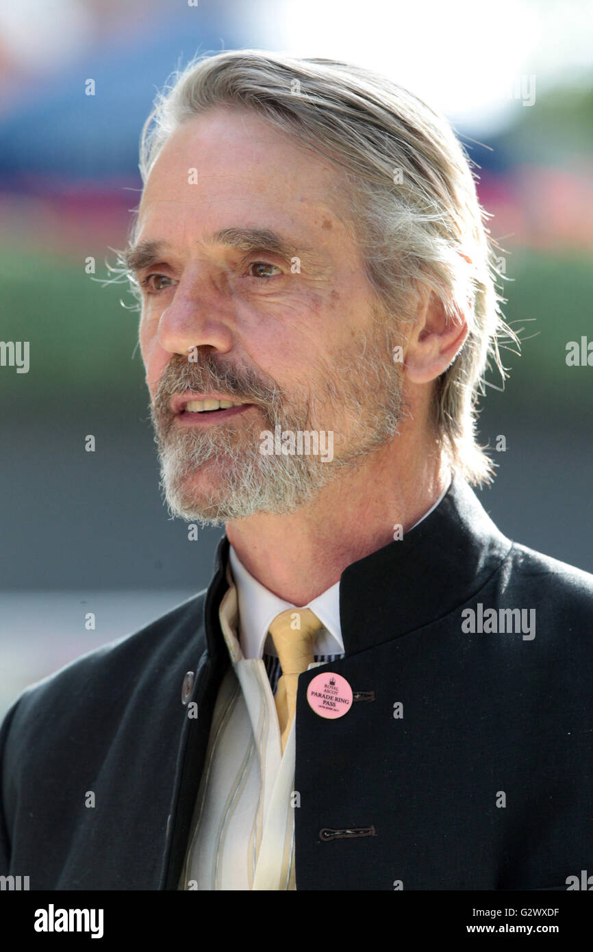 18.06.2015, Ascot , Berkshire, Grossbritannien - Jeremy Irons, actor ...