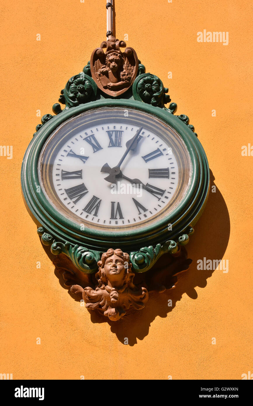 Photo Picture View of the Famous Venice Italian City Clock Stock Photo ...