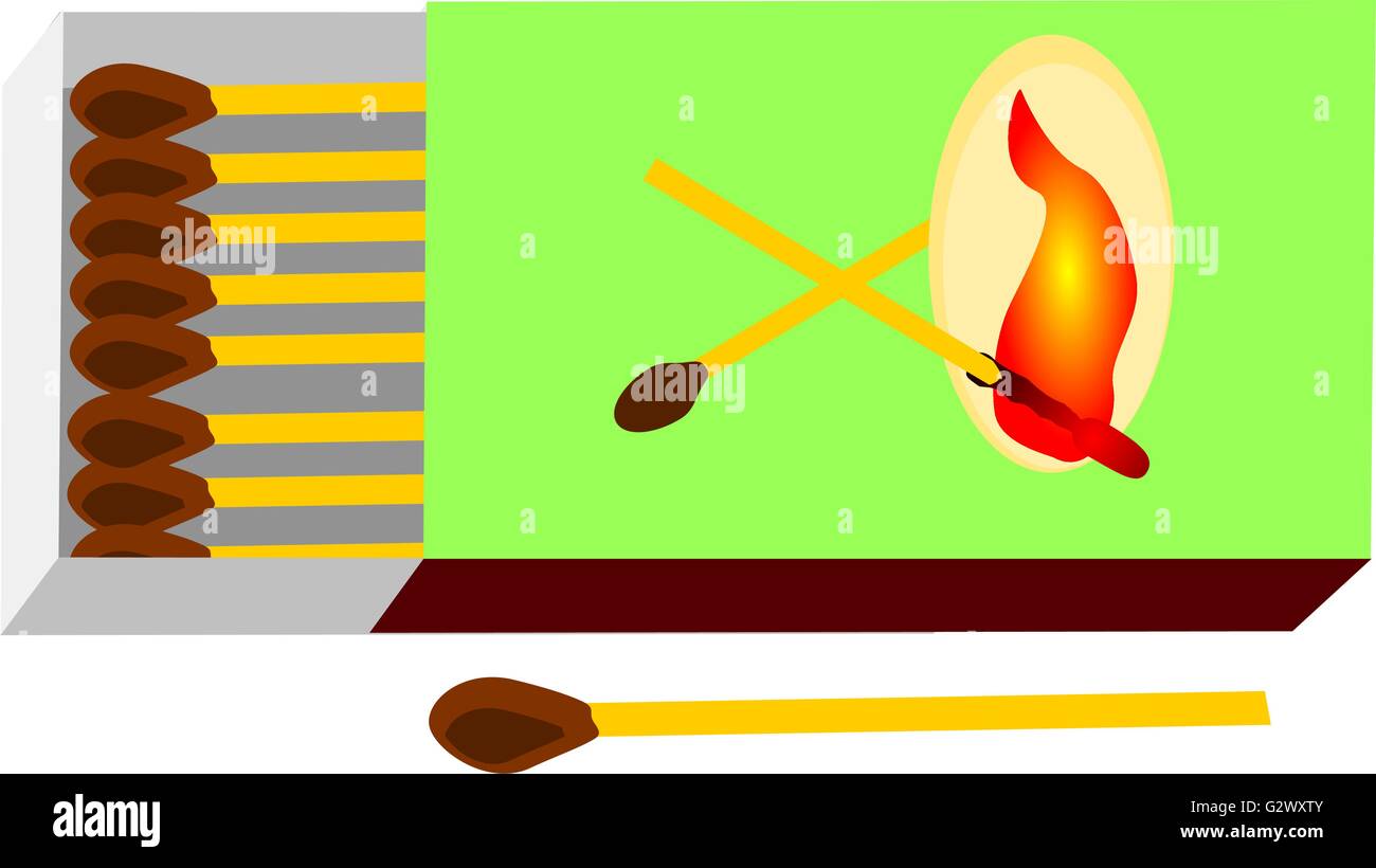 Stack match Stock Vector Images - Alamy