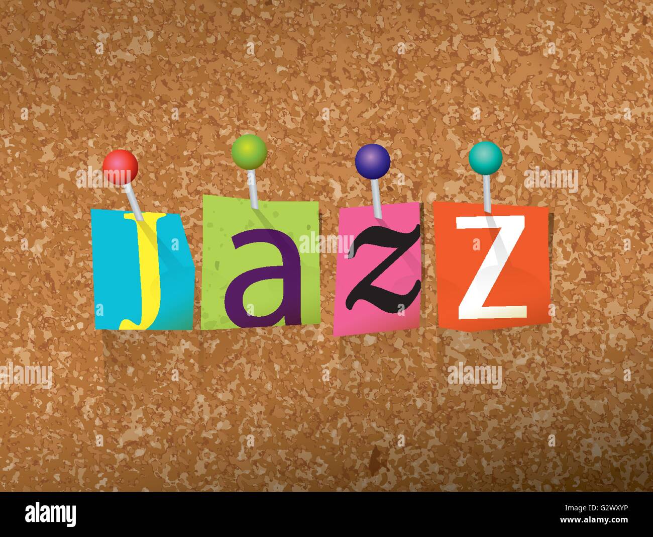 Word jazz Stock Vector Images - Alamy