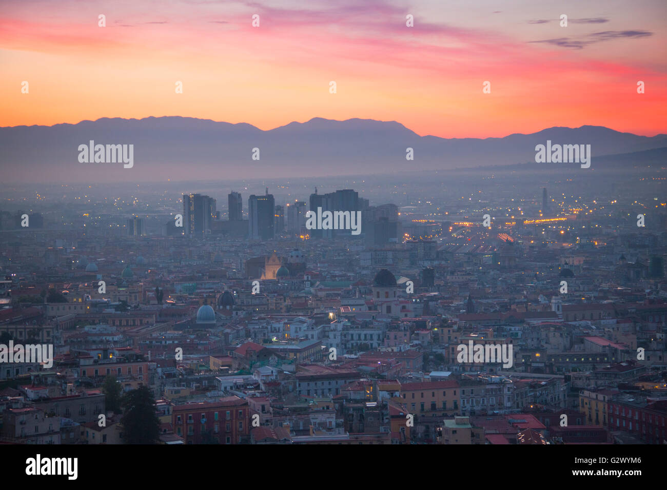 Sunrise over mount vesuvius hi-res stock photography and images - Alamy