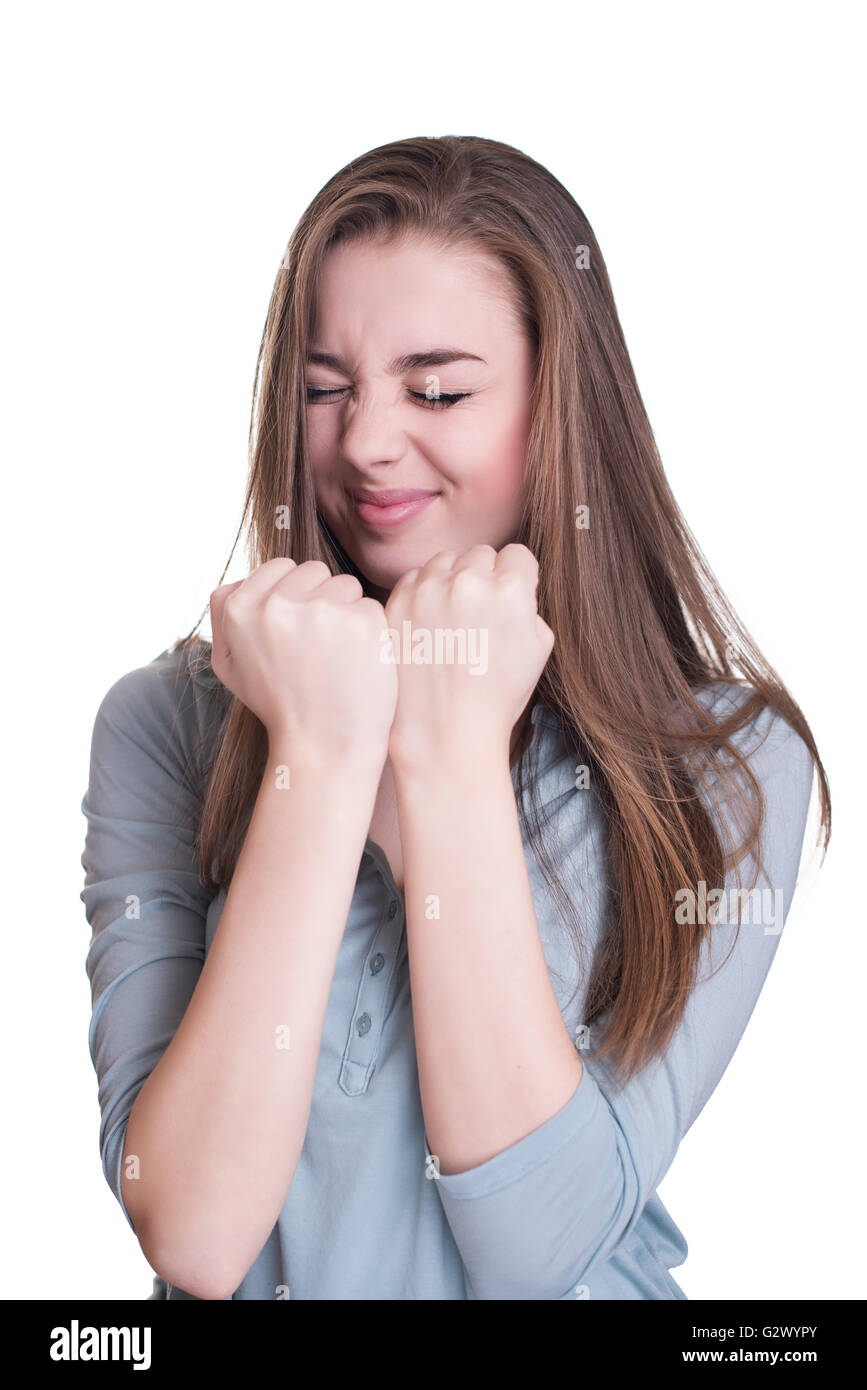 Portrait of beautiful young successful woman Stock Photo - Alamy