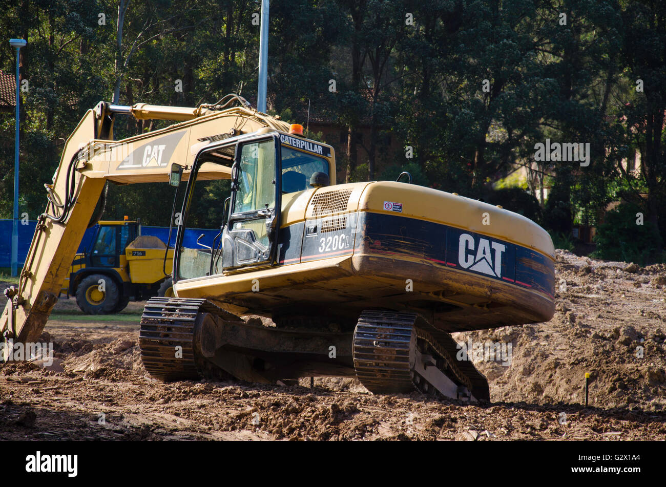 Excavator Earth Moving Equipment High Resolution Stock Photography and ...
