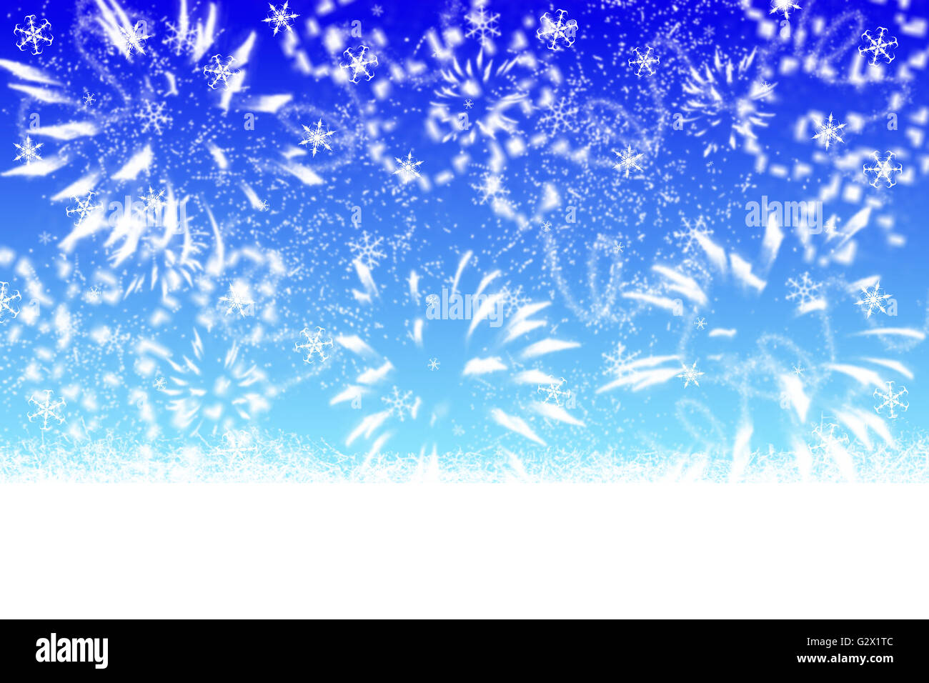 Abstract blue winter background as illustration Stock Photo - Alamy