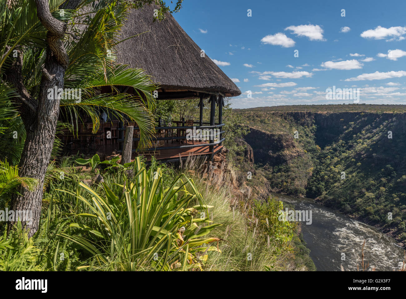 The Batoka Gorge beneath Gorges Lodge in Zimbawe Stock Photo - Alamy