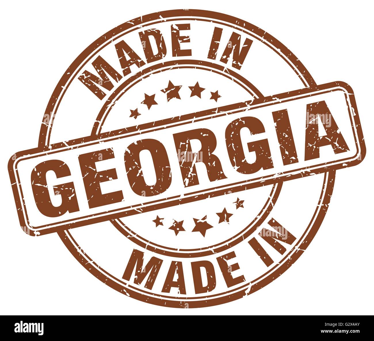 Made in georgia vector vectors hi-res stock photography and images - Alamy