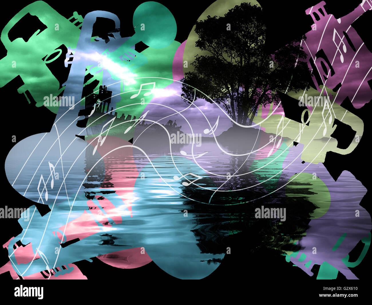 Come see the world of music in an image Stock Photo - Alamy