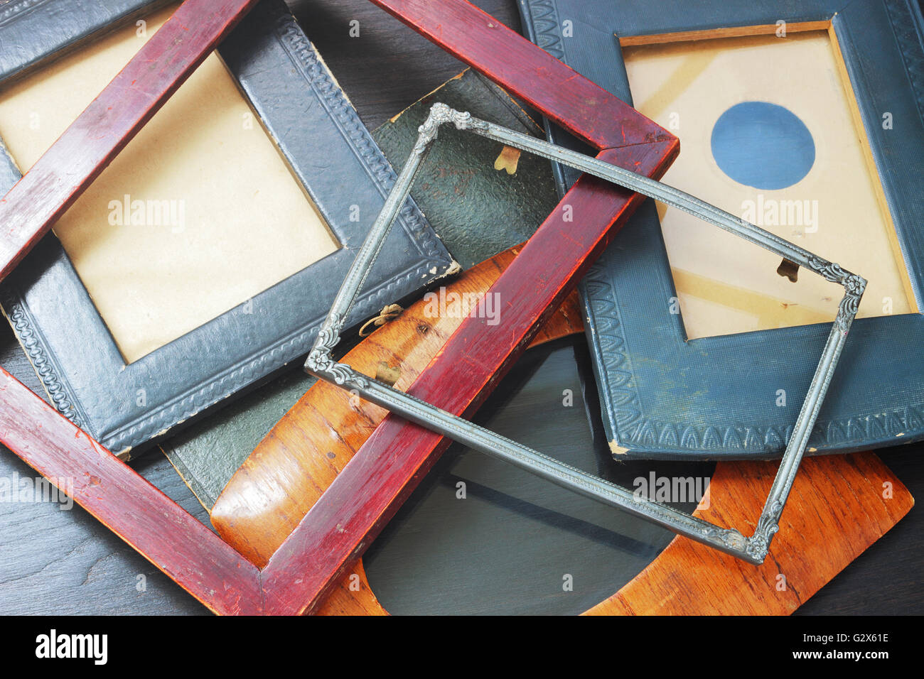 Vintage photo frames Stock Photo - Alamy