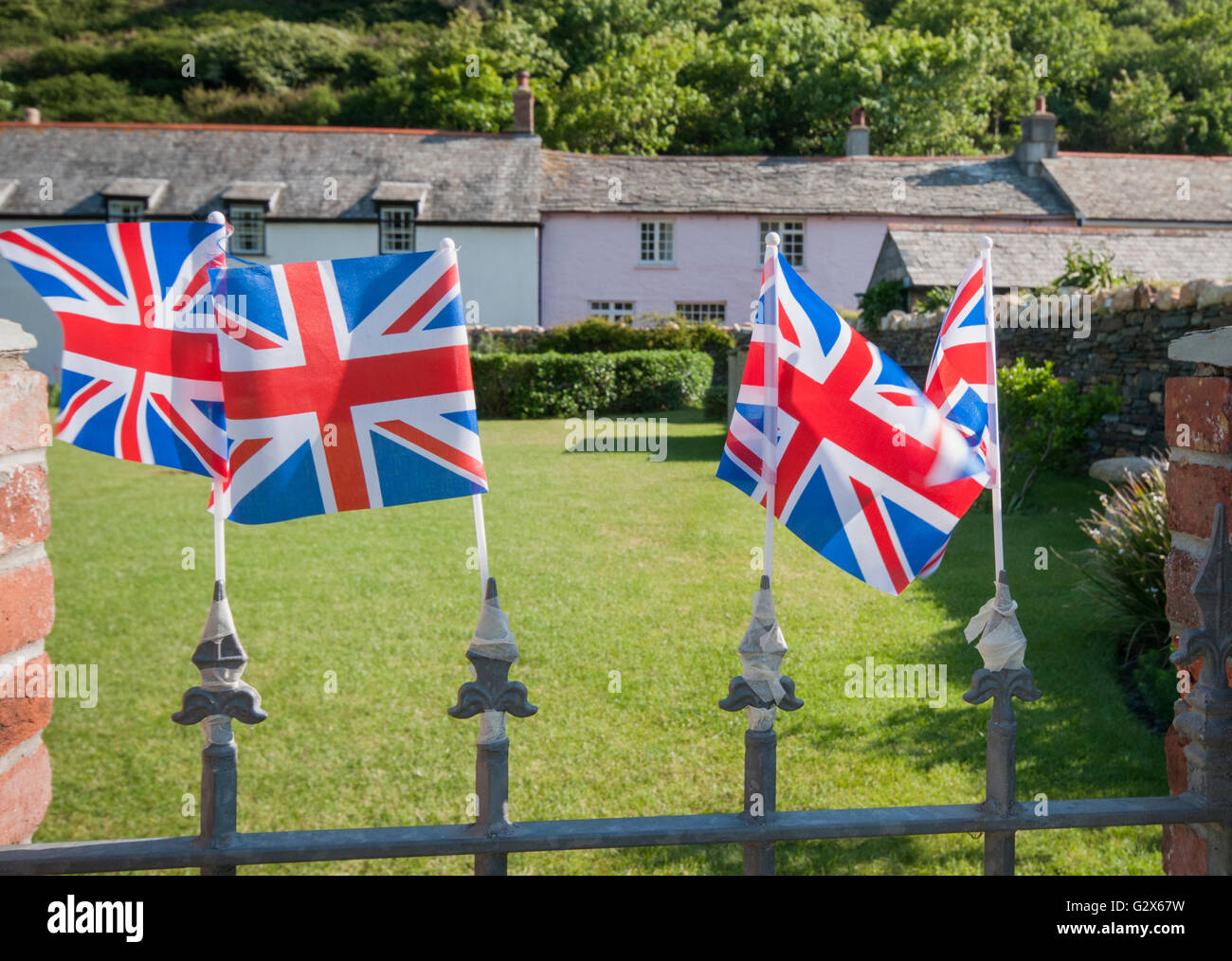 Uk flags in a row hi-res stock photography and images - Alamy