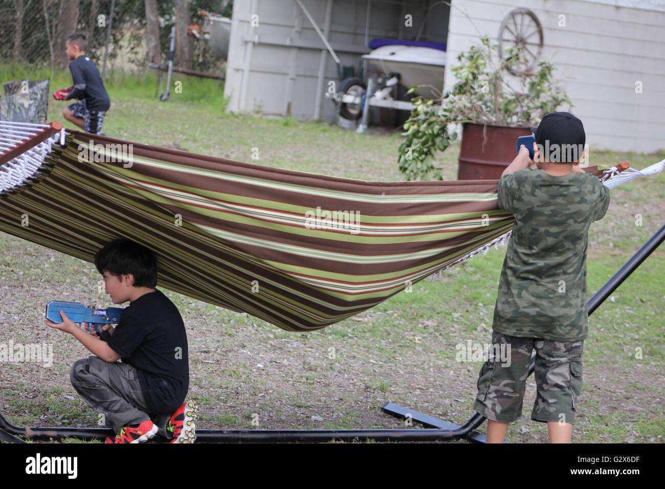 Protecting the Fort Stock Photo - Alamy