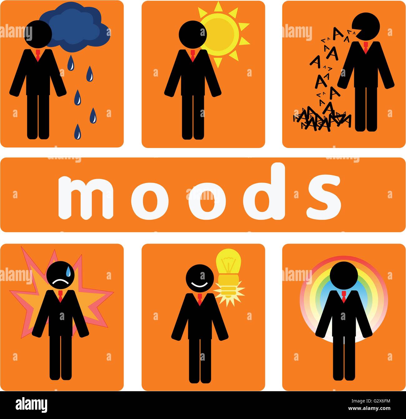 Suit your mood Stock Vector Images - Alamy