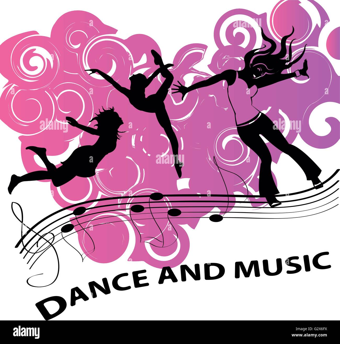 Dance and music Stock Vector Image & Art - Alamy