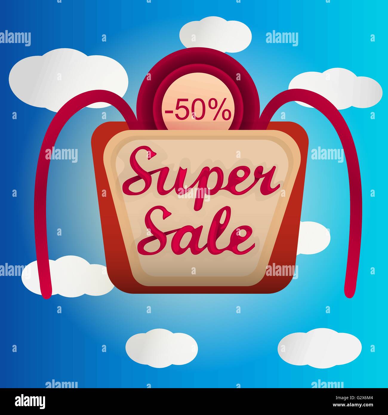 Super sell poster Stock Vector Images - Alamy
