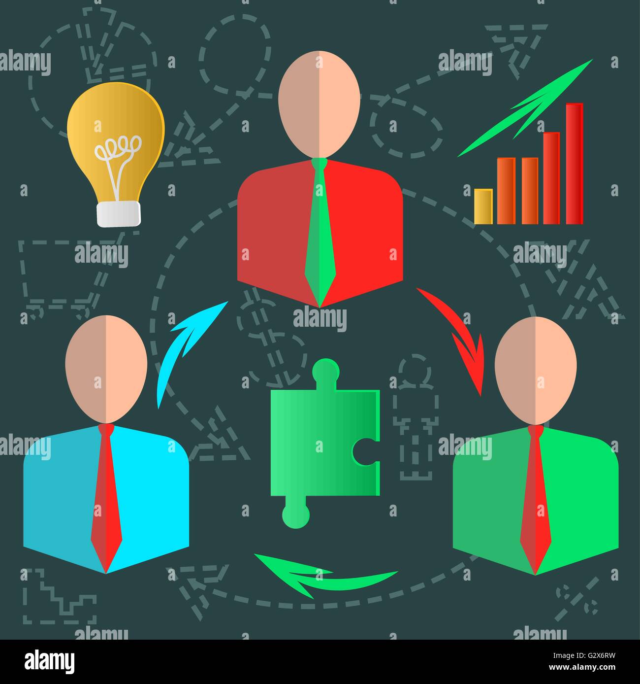 Fixated business infographics discussion ideas Stock Vector Image & Art ...