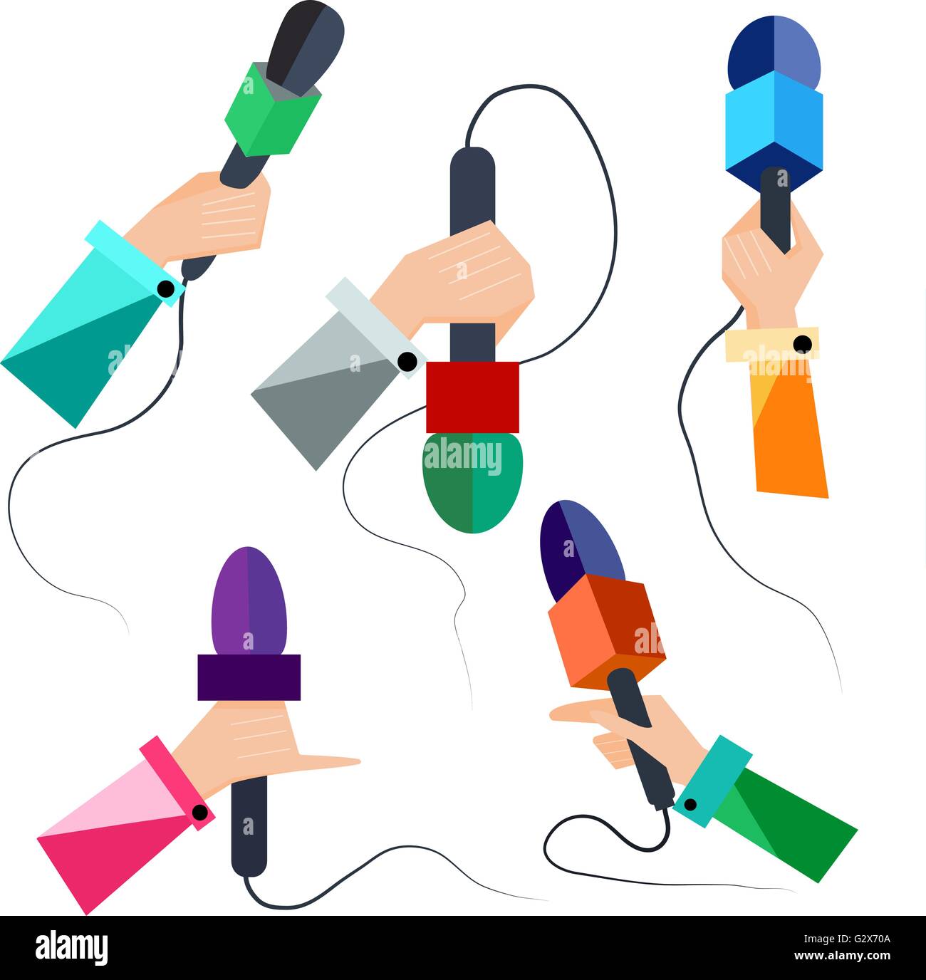 Press publicist Stock Vector Images - Alamy