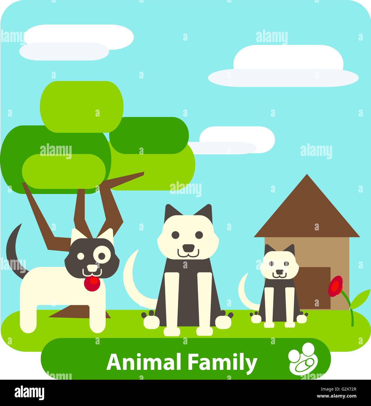 Dog photographs sky Stock Vector Images - Alamy