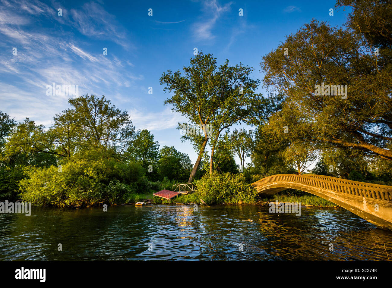 Bridge at Centre Island, in Toronto, Ontario Stock Photo - Alamy