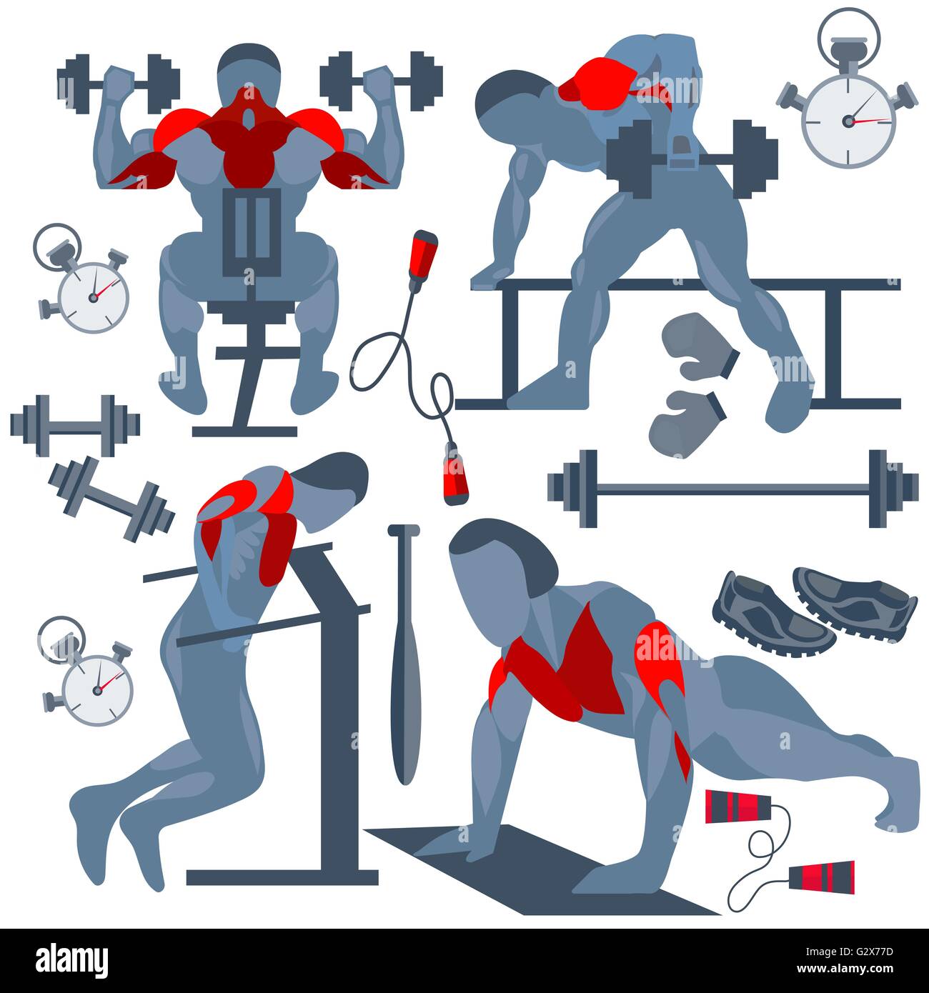 Pull sportsman Stock Vector Images - Alamy