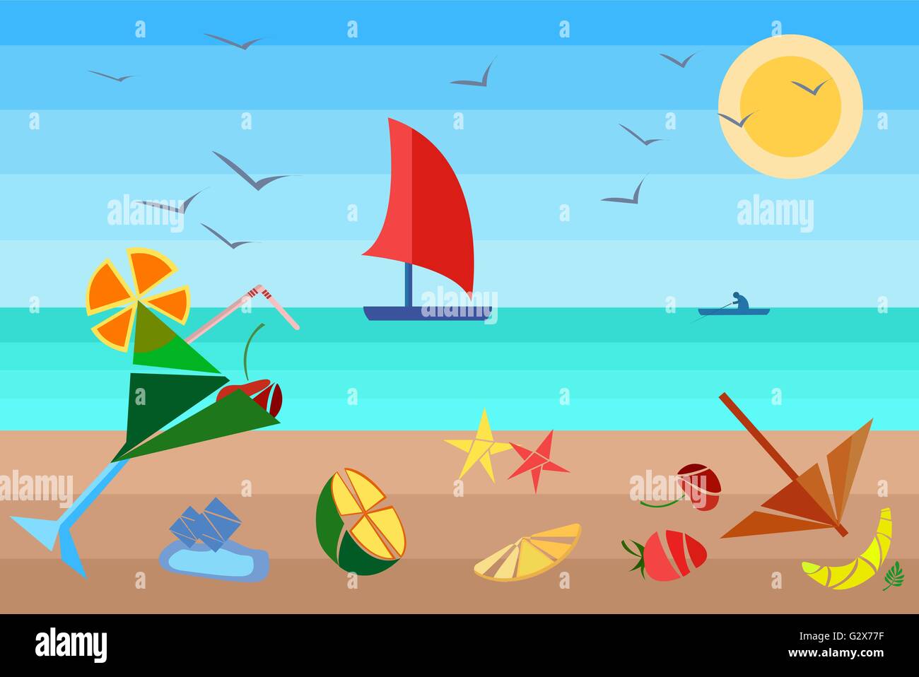 Alcoholic cocktails on bar Stock Vector Images - Alamy