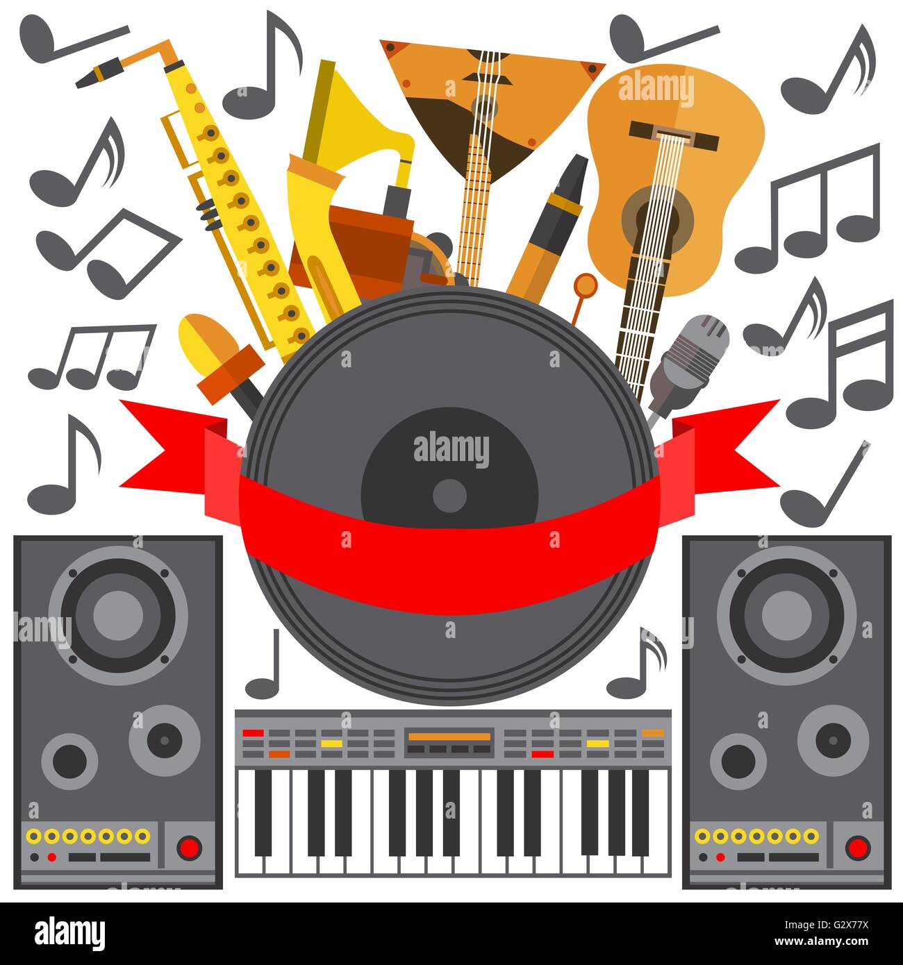 Old gramophone with speakers hi-res stock photography and images - Alamy