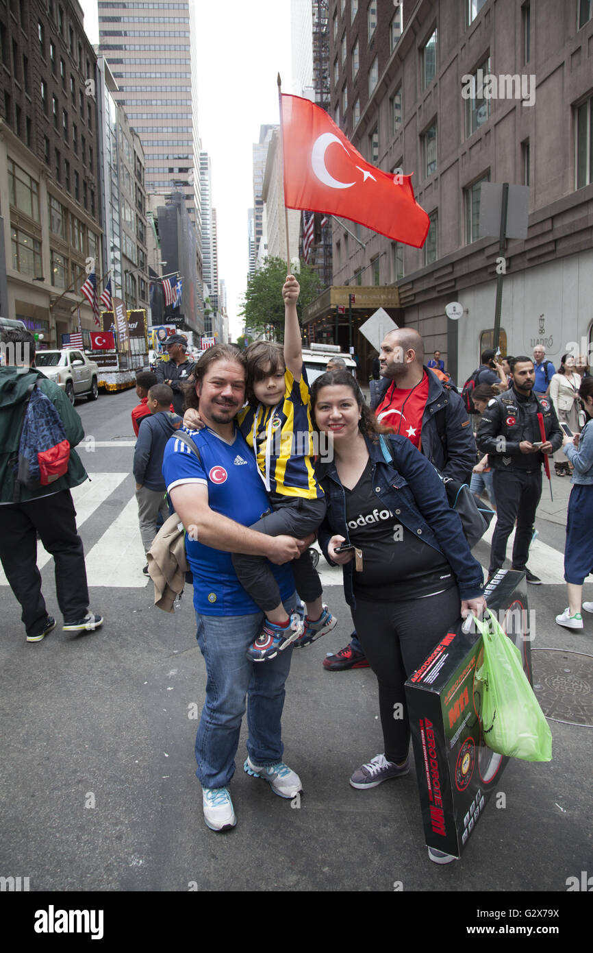 Turkish parade in new york hi-res stock photography and images - Alamy
