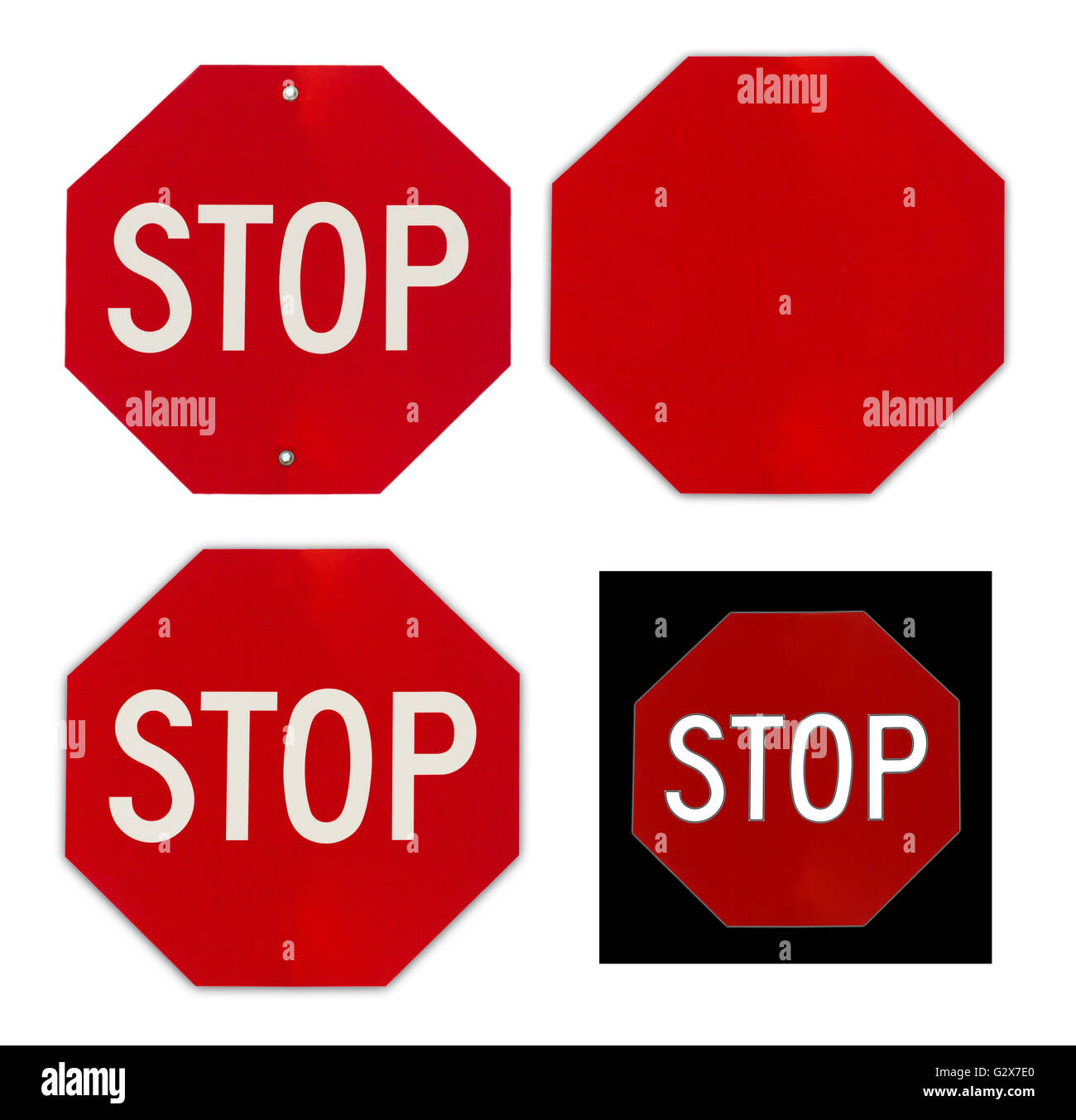 Stop sign Cut Out Stock Images & Pictures - Alamy