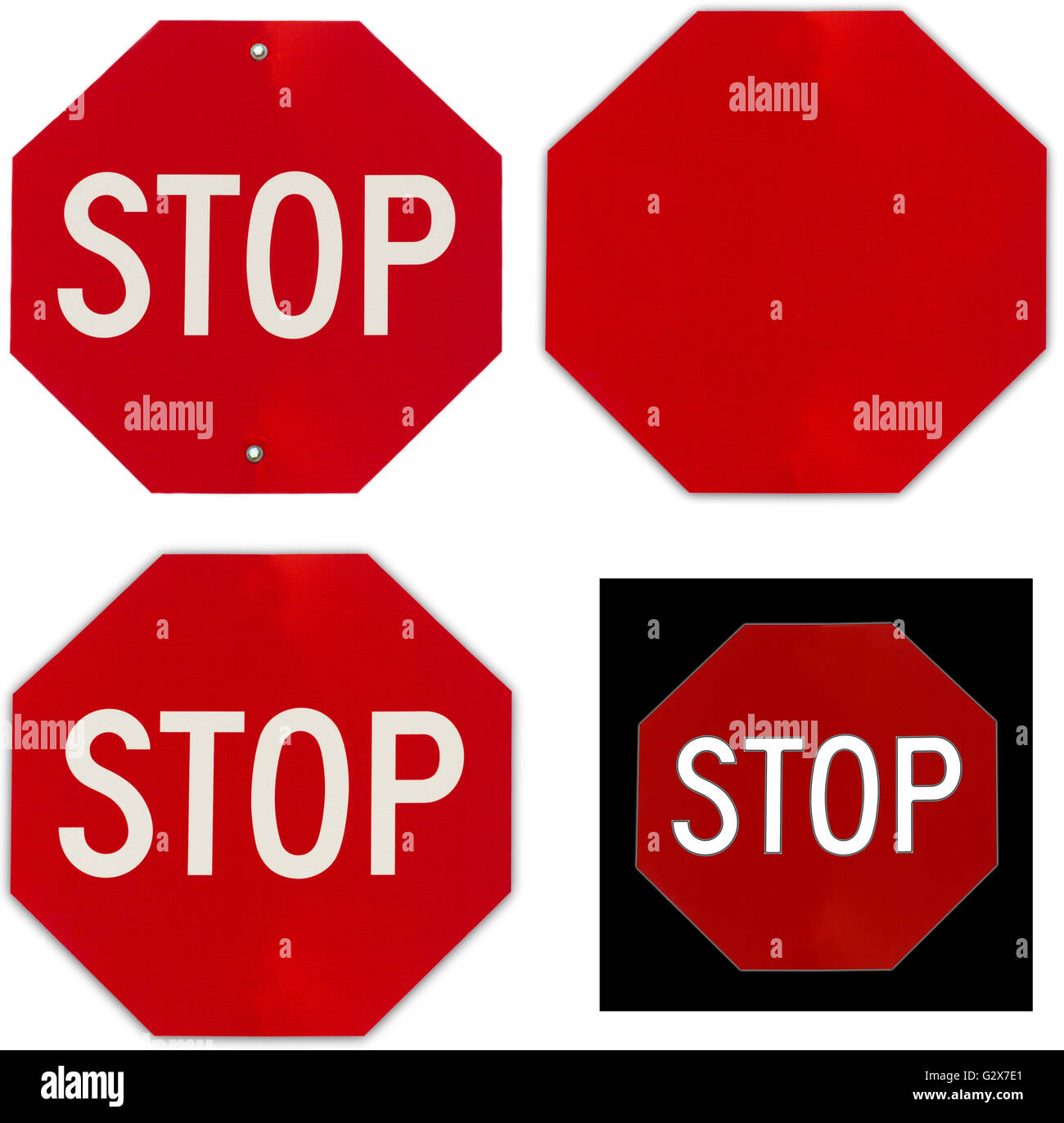 Blank stop sign hi-res stock photography and images - Alamy