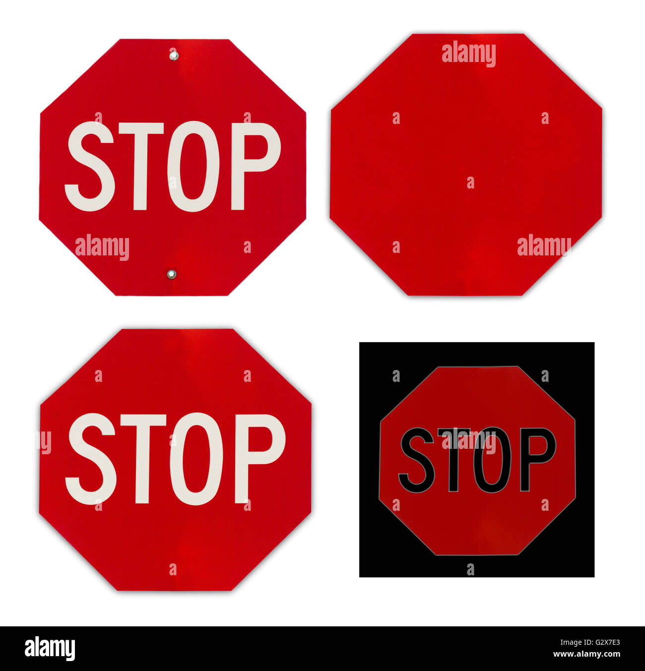 Blank Stop Sign Image