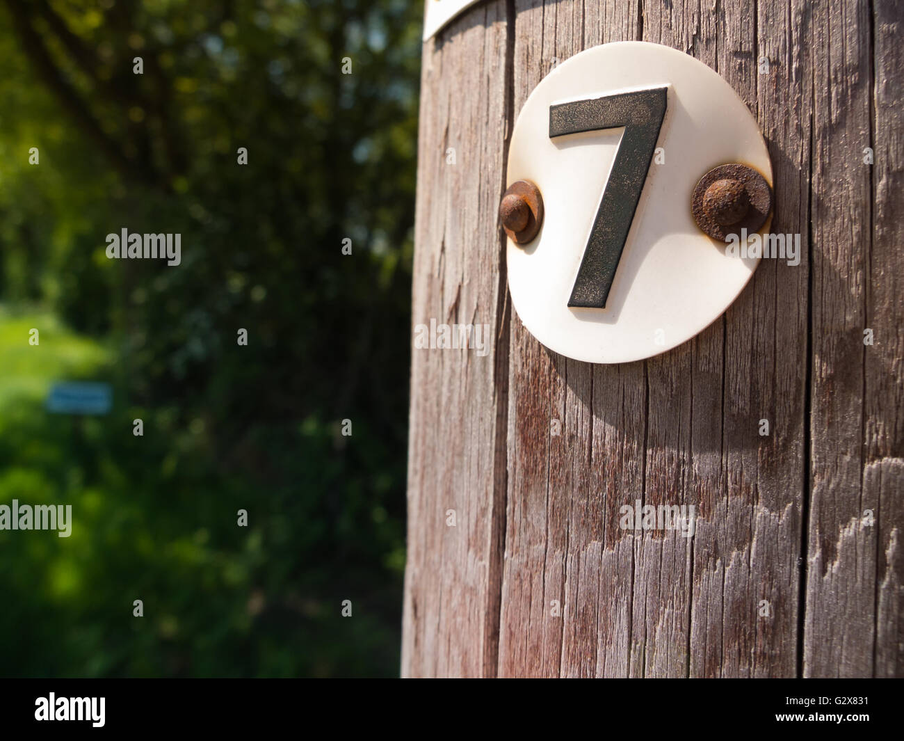 Design number digit seven hi-res stock photography and images - Alamy