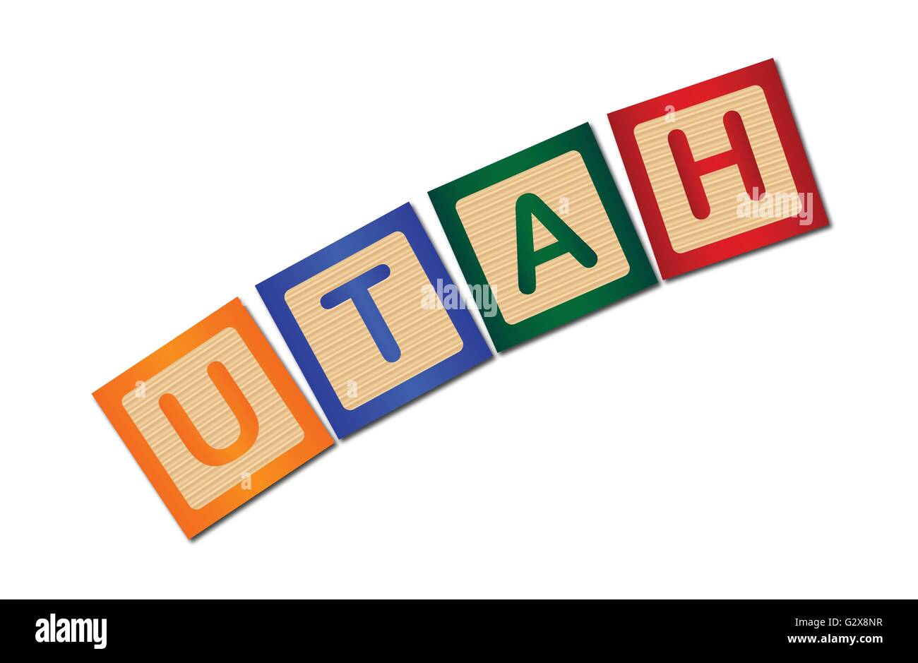 Wooden letters spelling word america hi-res stock photography and ...