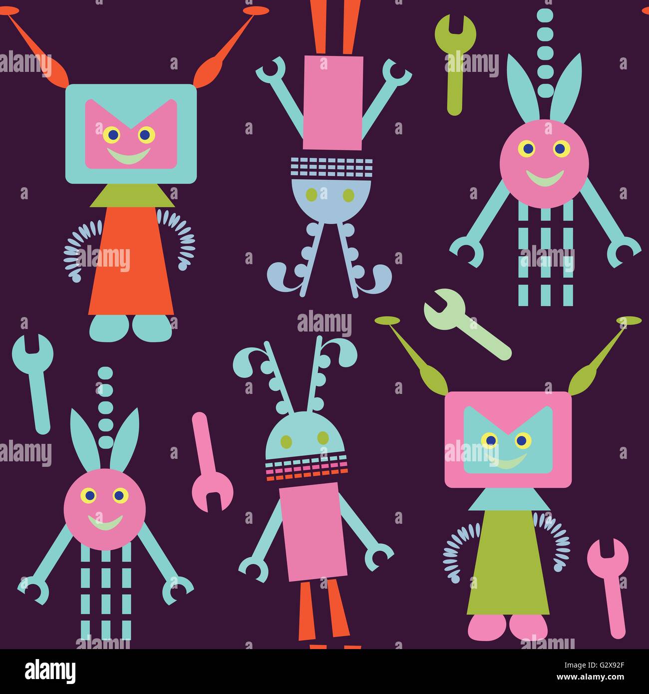 Retro robots hi-res stock photography and images - Alamy