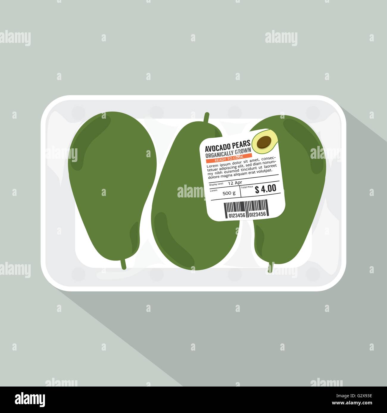 Avocado Pack Vector Illustration Stock Vector Image & Art - Alamy