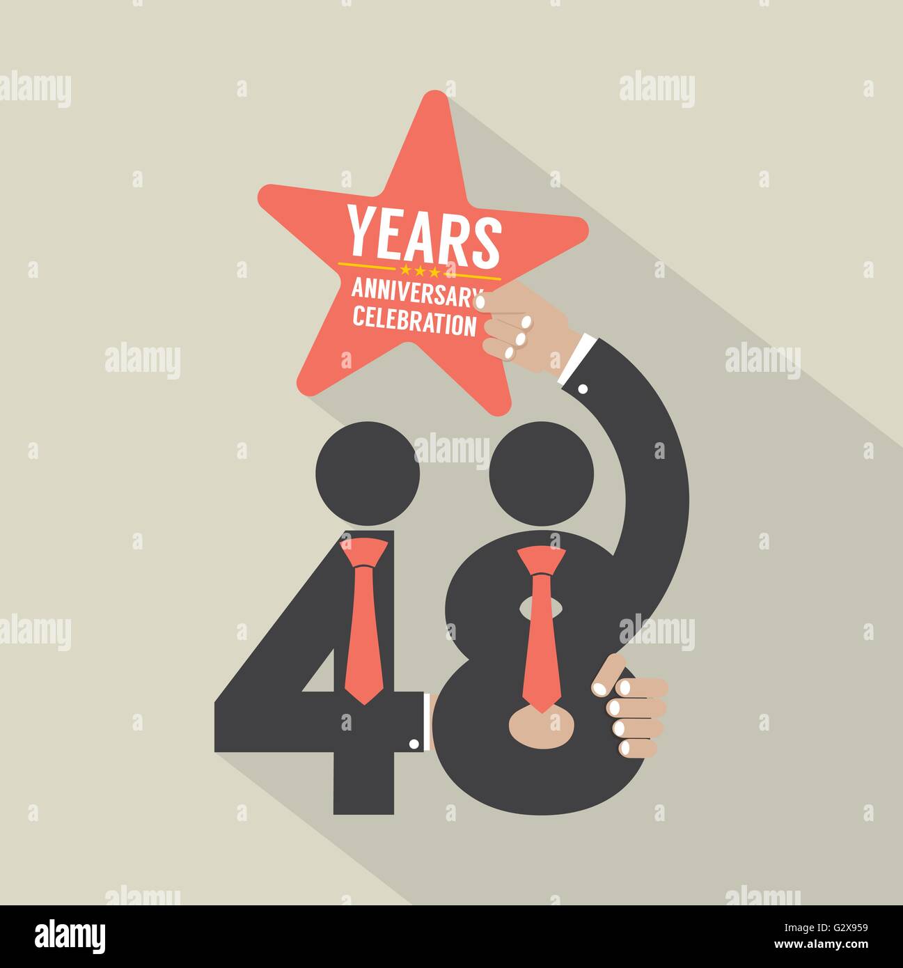 48 years Stock Vector Images - Alamy