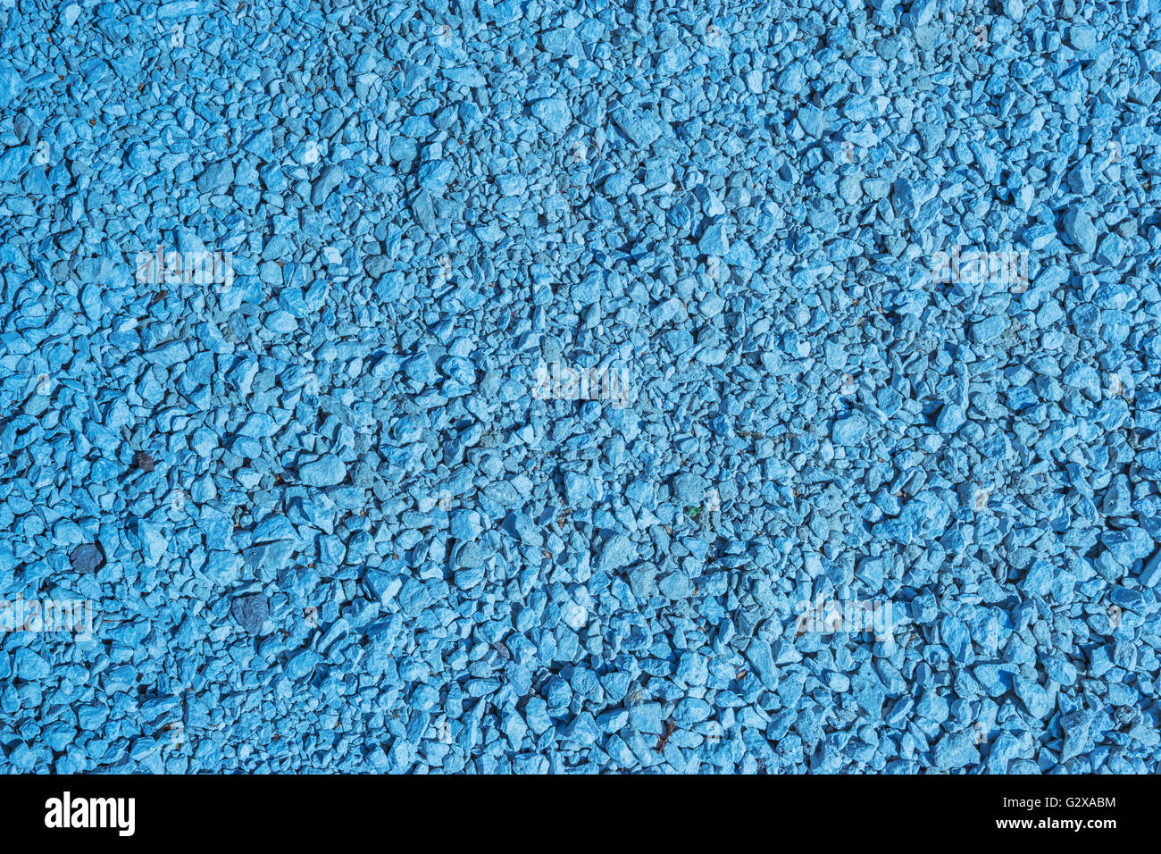 crushed stones, many small stones, blue color Stock Photo - Alamy