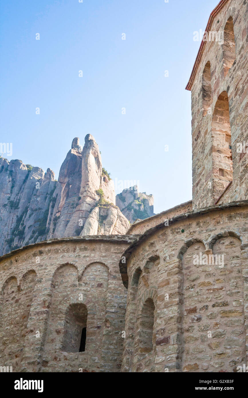 View from montserrat monastery hi-res stock photography and images - Alamy