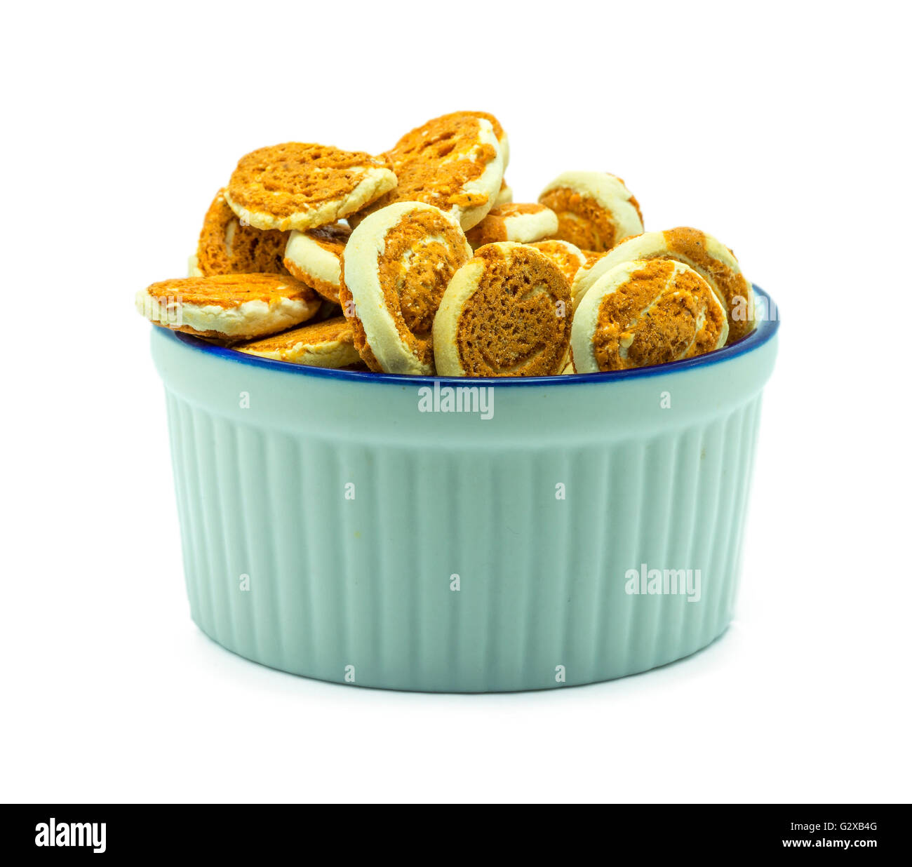 Biscuits with isolated white background Stock Photo - Alamy