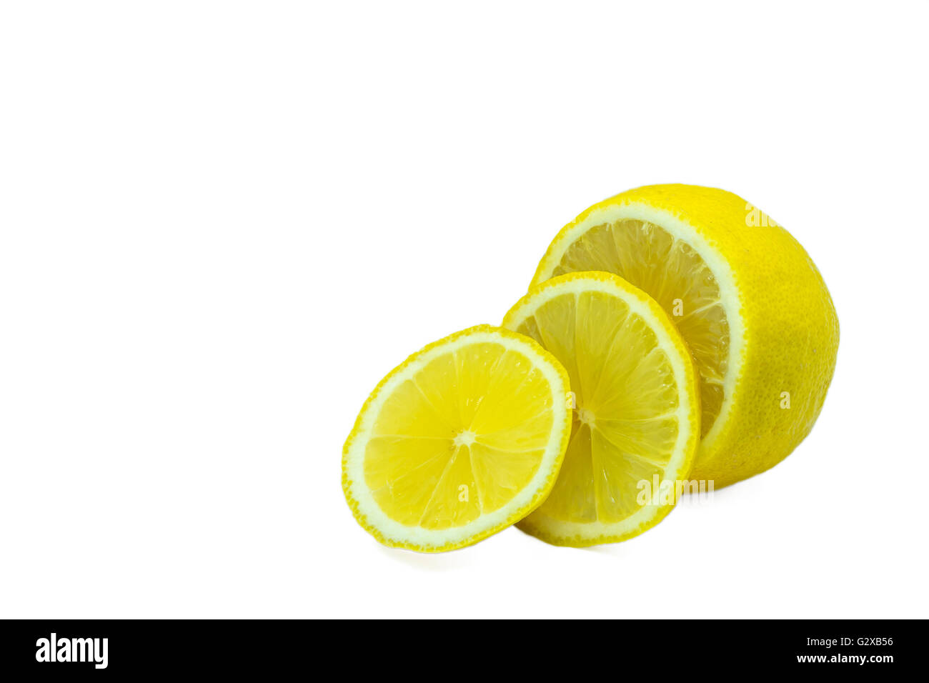 lemon isolated on white background Stock Photo - Alamy